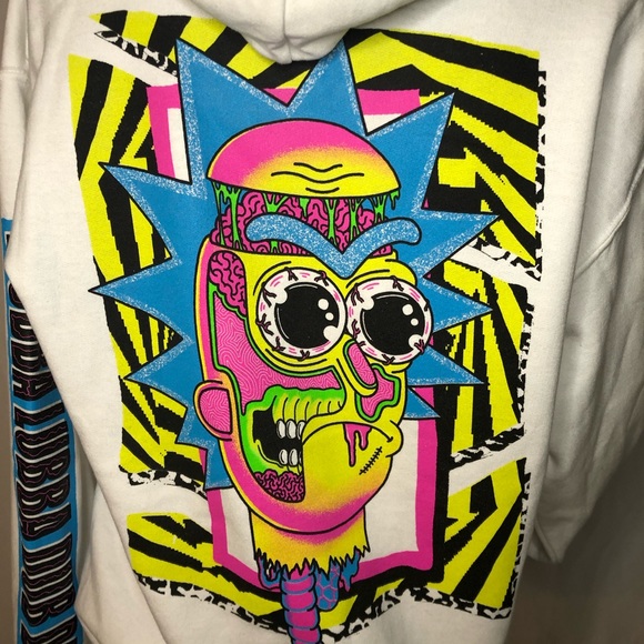Spencer's | Sweaters | Rick And Morty Sweatshirt Acid Drip | Poshmark